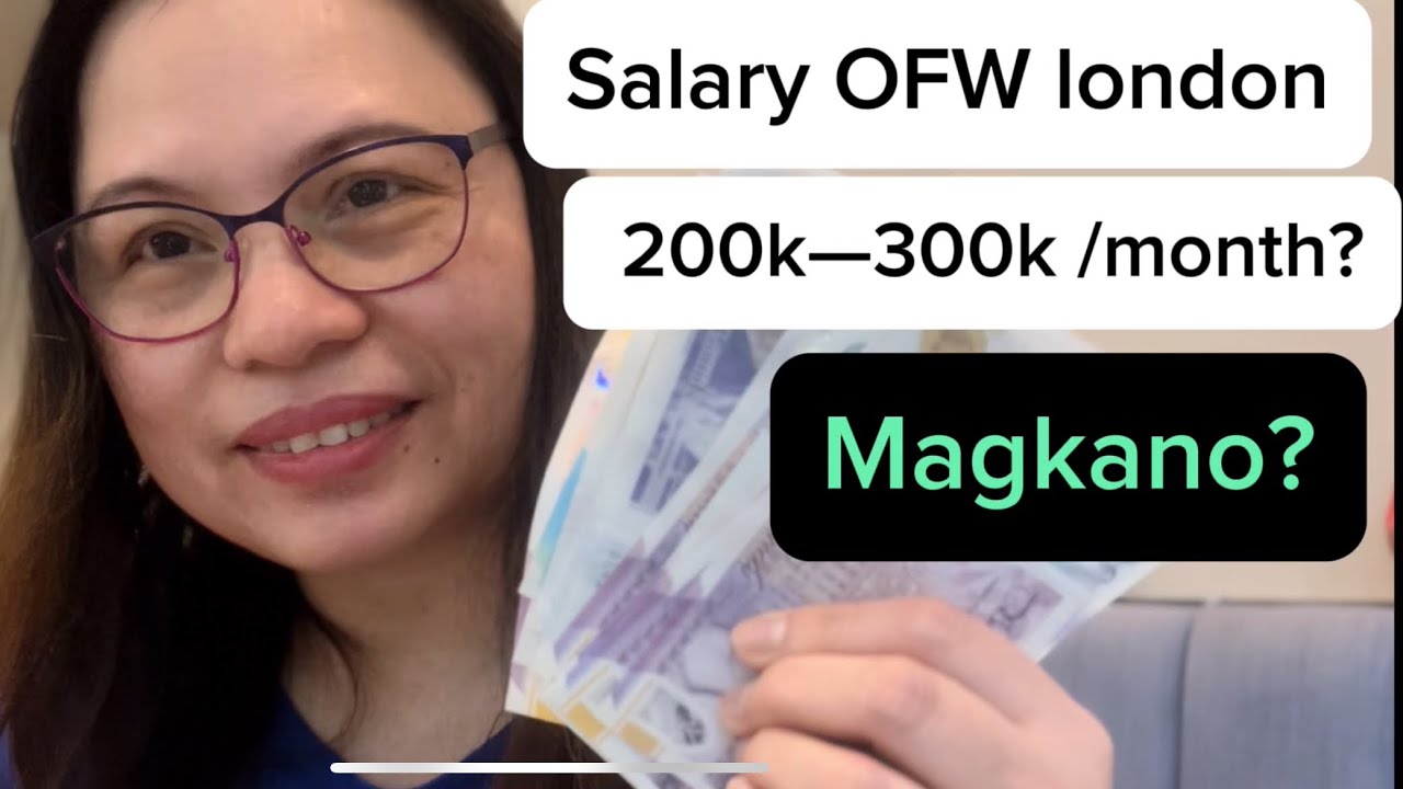 OFW LONDON SALARY MAGKANO? #ofweurope #ofw #londonlife #ofwlife # ...