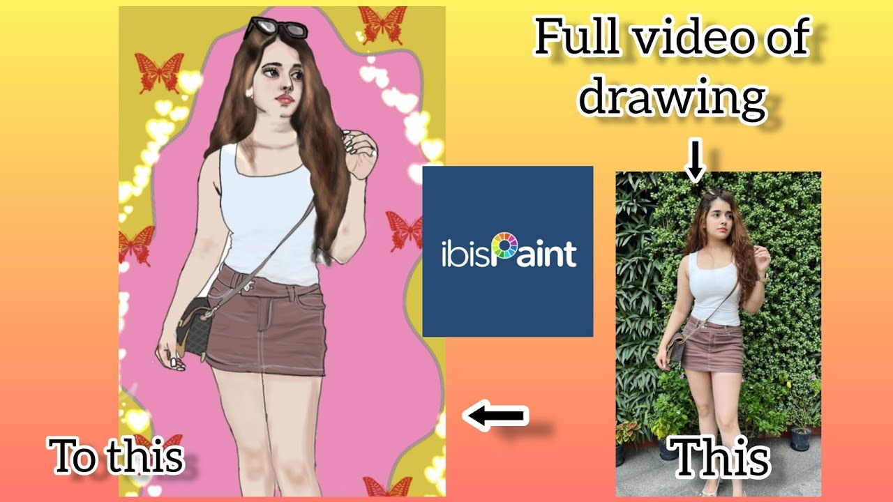 full video of drawing on ibis paintx /ibispaintx drawing - YouTube