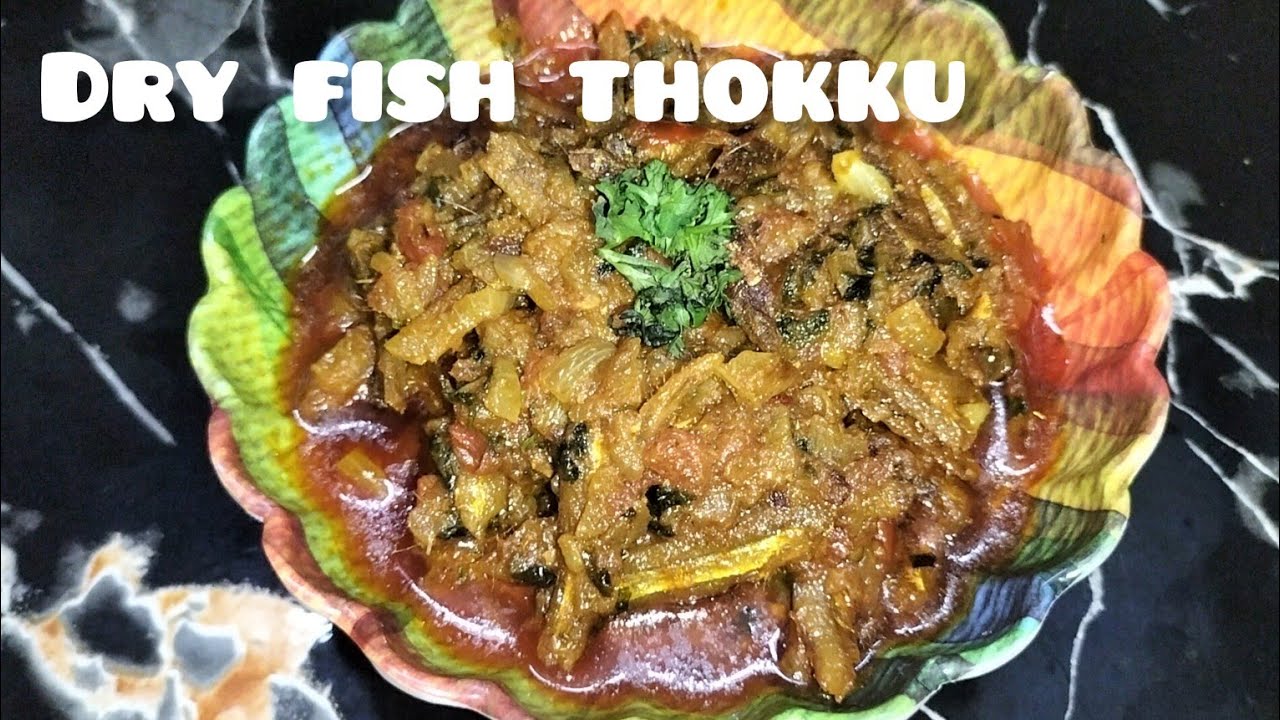 #Nethili karuavd thokku| Dry fish thokku - YouTube
