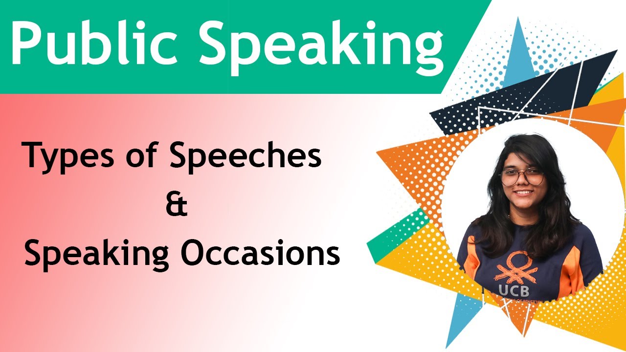 Public Speaking Part-3 (Types of Speeches and Speaking Occasions) 2021 ...