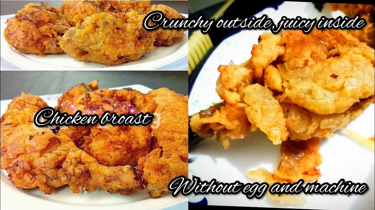 Chicken broast recipe | crispy chicken broast - YouTube