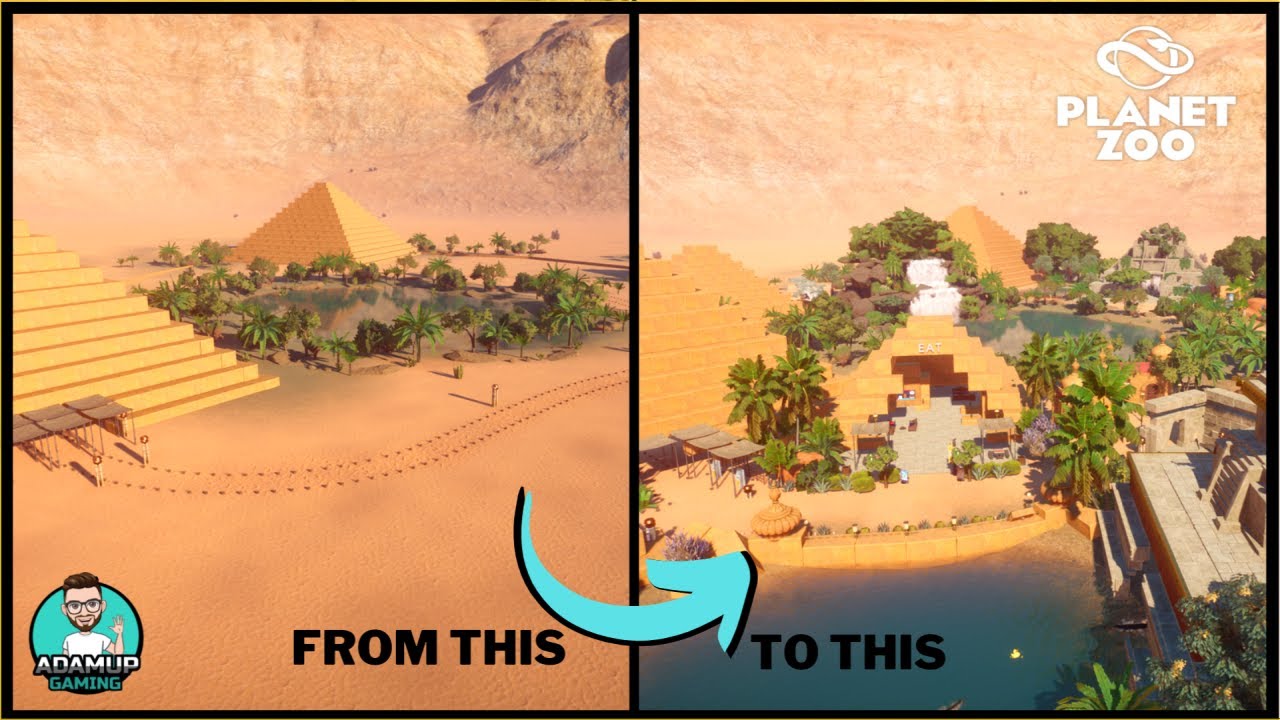 Transforming A Small Zoo in Planet Zoo - Speed build. - YouTube