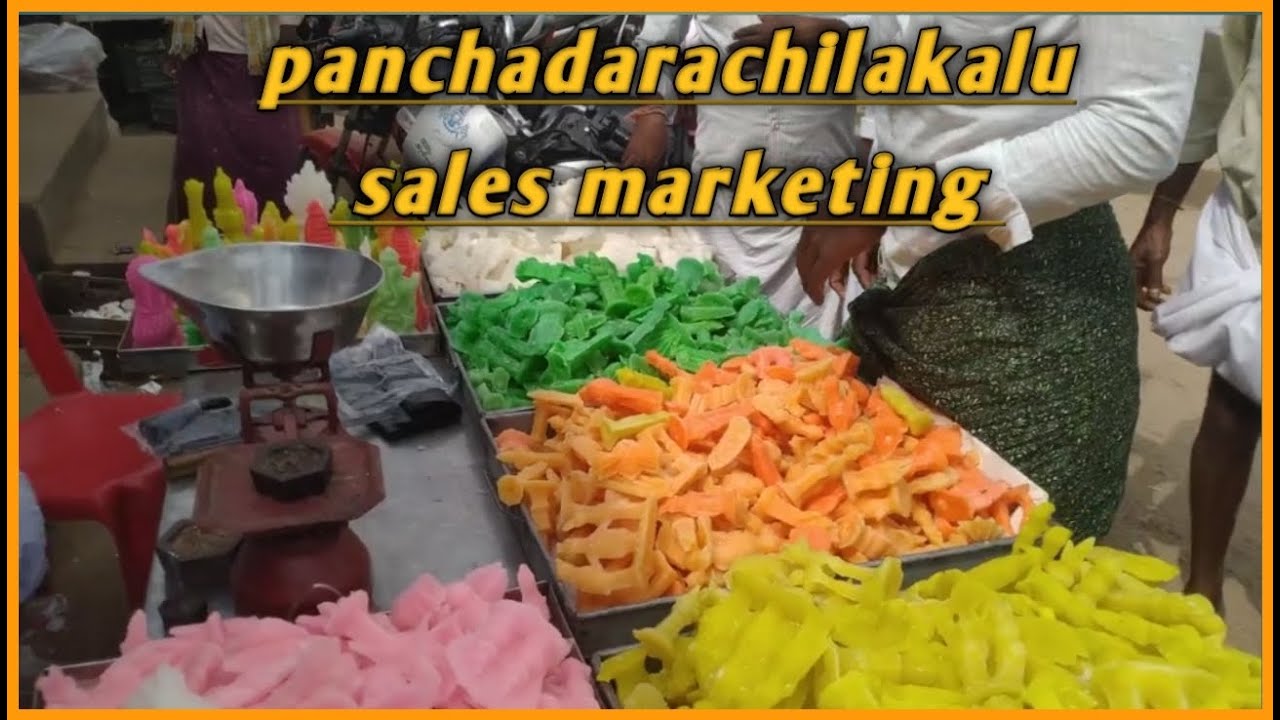 Panchadara chilakalu sales marketing people's - YouTube