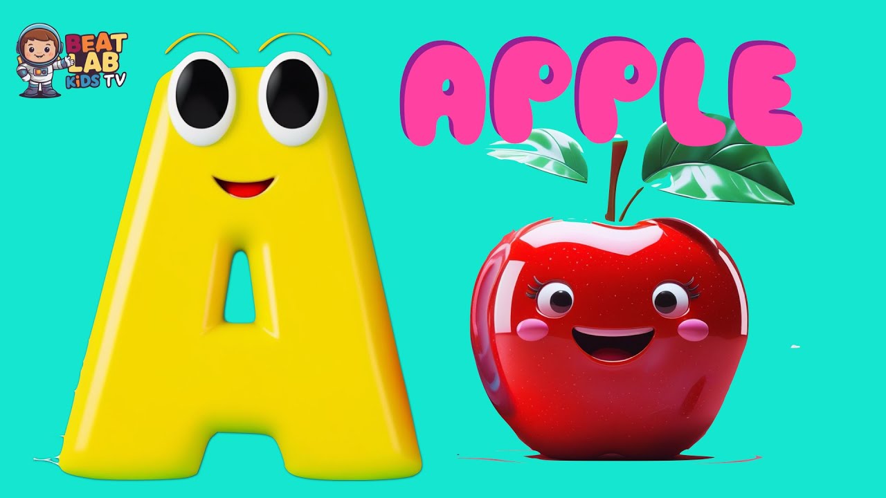 ABC Phonics Song for Kids | Learn Alphabet Sounds with TWO Words ...