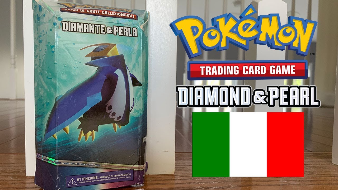 POKEMON DIAMOND & PEARL TCG THEME DECK FROM ITALY - YouTube