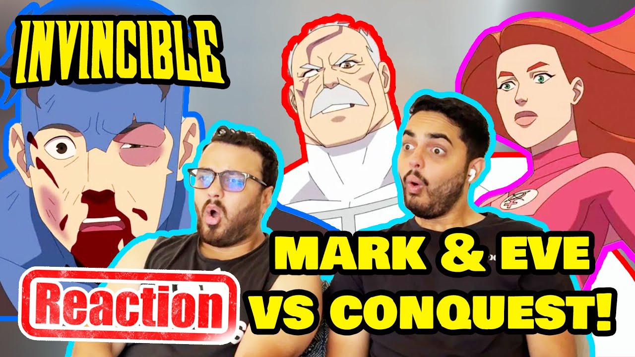 MARK AND EVE VS CONQUEST! | INVINCIBLE SEASON 3 EPISODE 8 REACTION ...