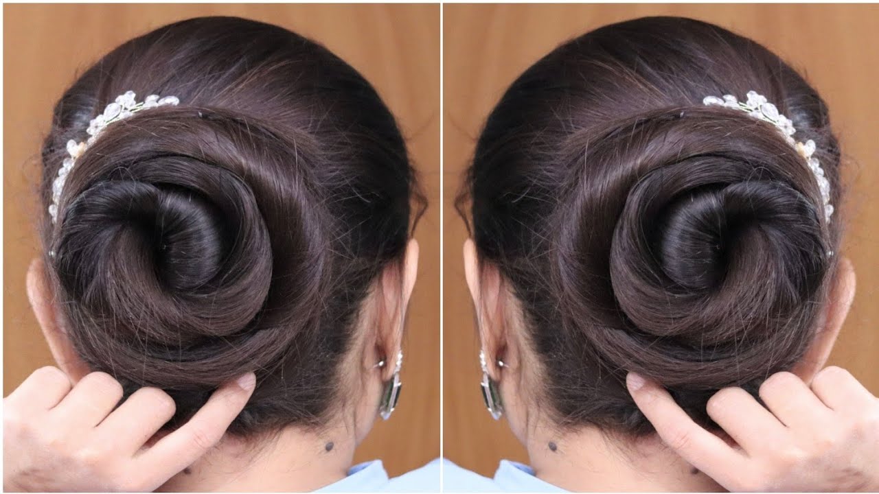 Beautiful Juda Bun Hairstyles For Ladies | Juda Hairstyle For Long Hair ...
