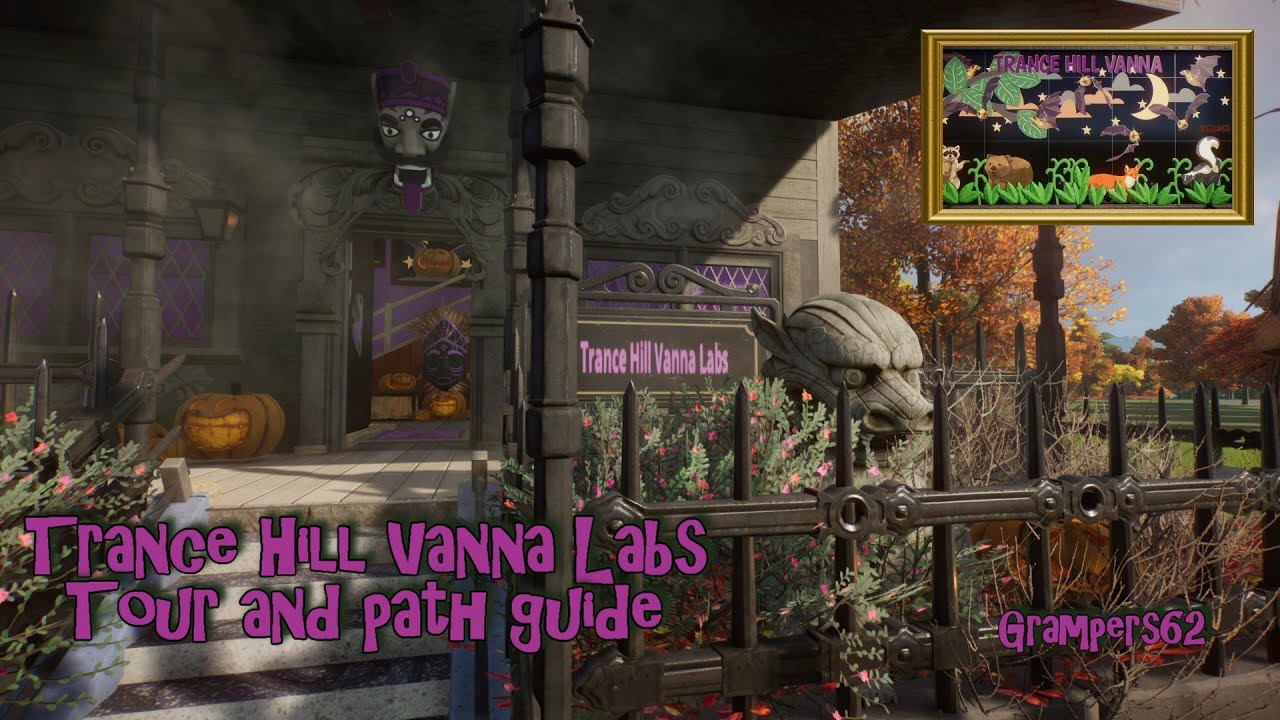 Trance Hill Vanna Labs tour and path guide - YouTube