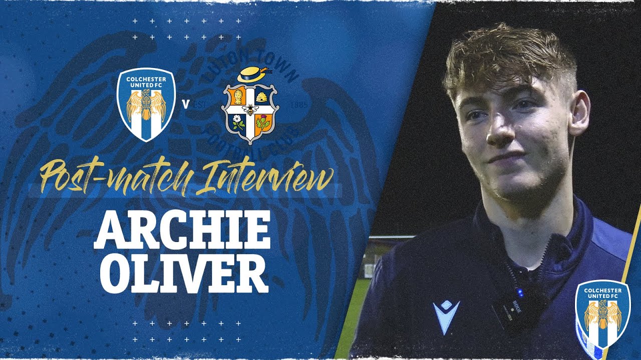 U21s Post-match Interview | Archie Oliver On Victory Against Luton ...