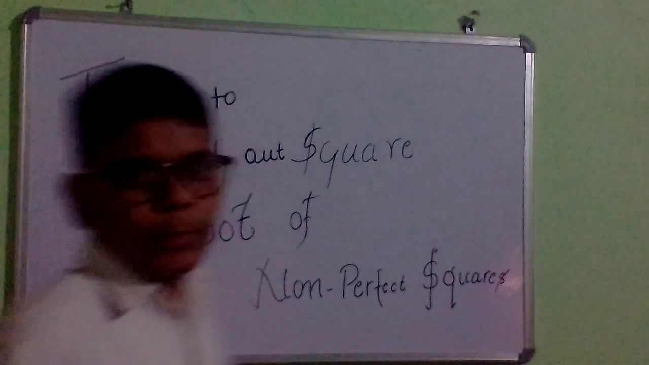 Vedic math tricks to find out root of non perfect square - YouTube