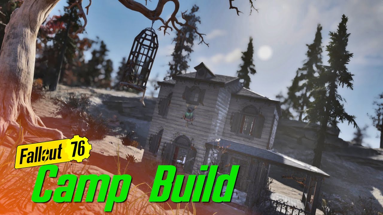 Gothic Manor House | Fallout 76 Spooktoberfest Build - YouTube