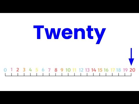 Counting Forwards and Backwards Up To 20 - YouTube