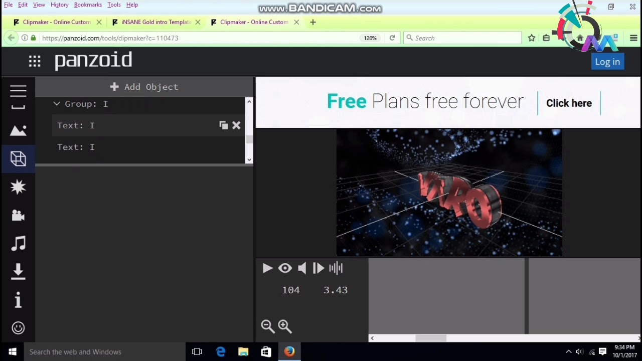 Cara Membuat Video Clipmaker Template 3D di Panzoid.com - YouTube