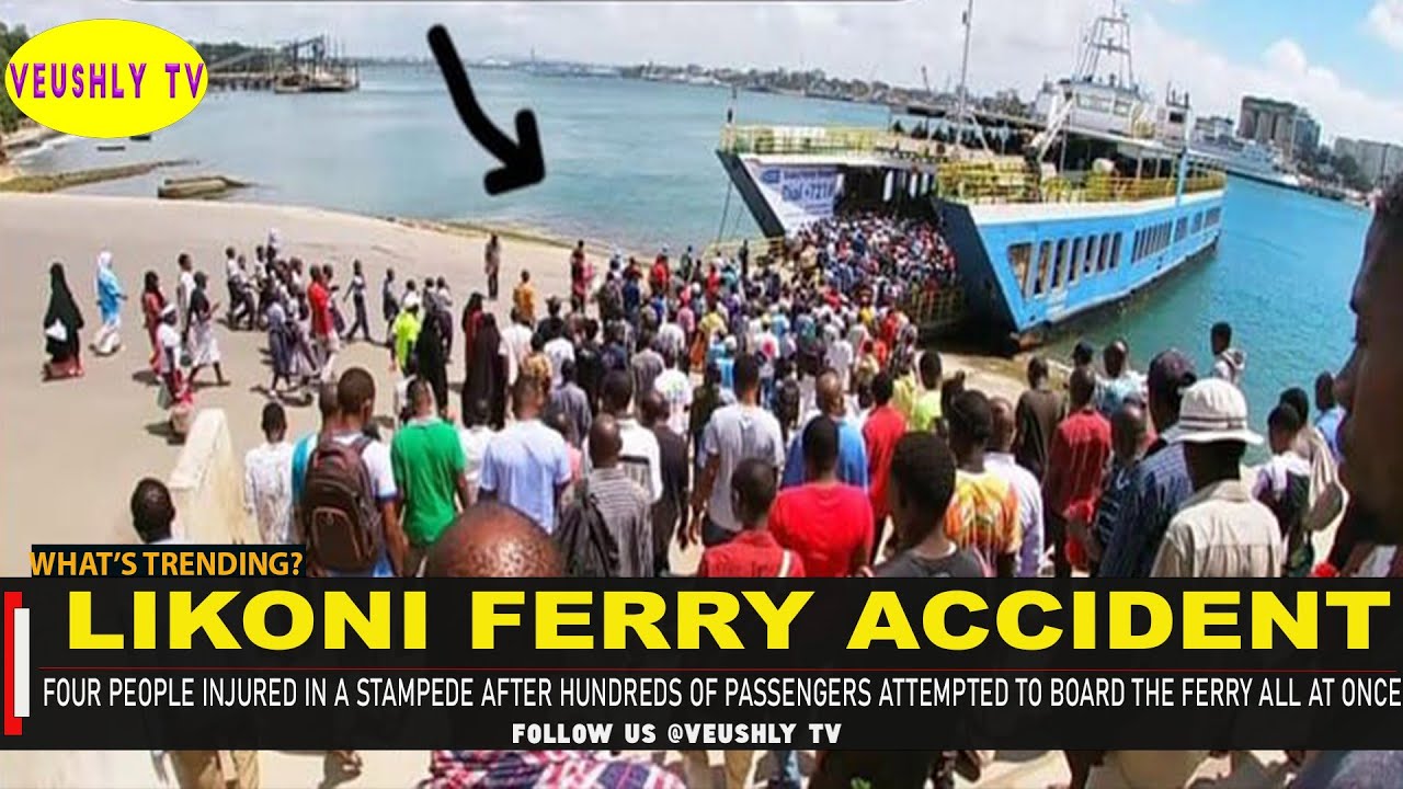 Four injured in a stampede at Likoni ferry after hundreds of people ...