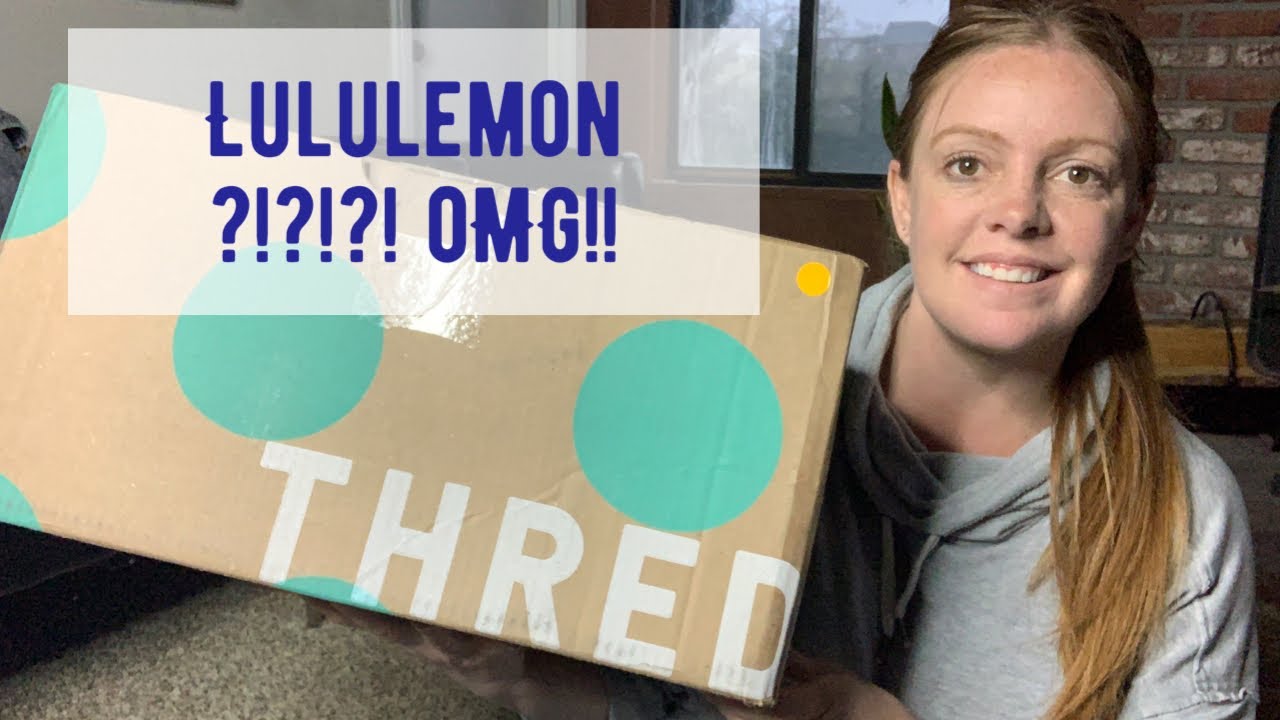 Lululemon In My ThredUp Rescue Box?!? Great Mystery Box! - YouTube