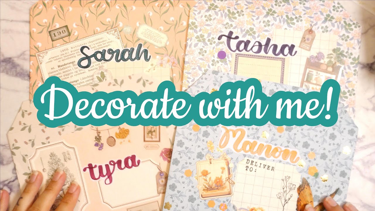 Envelope Decorating 💕 | Decorating lots of envelopes with different ...