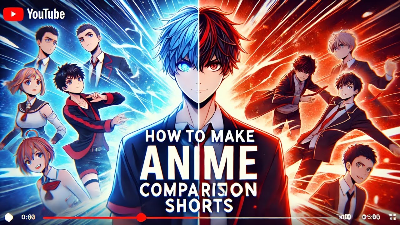 How To Make Anime Comparison Shorts [Tutorial] - YouTube