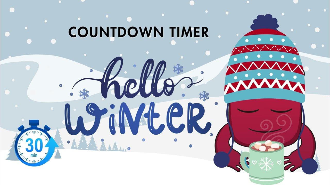 Hello Winter Classroom Countdown Timer with Music - YouTube