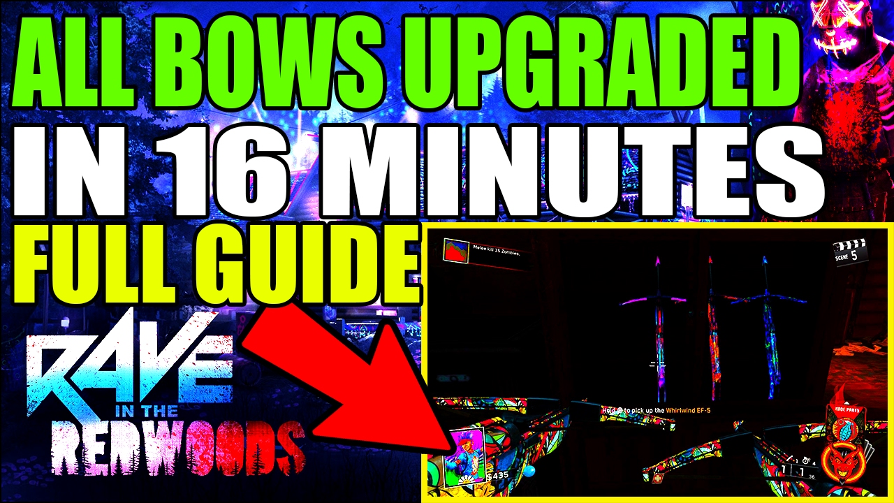 UPGRADE ALL BOWS IN 16 MINUTES - RAVE IN THE REDWOODS "UPGRADE CROSSBOW ...