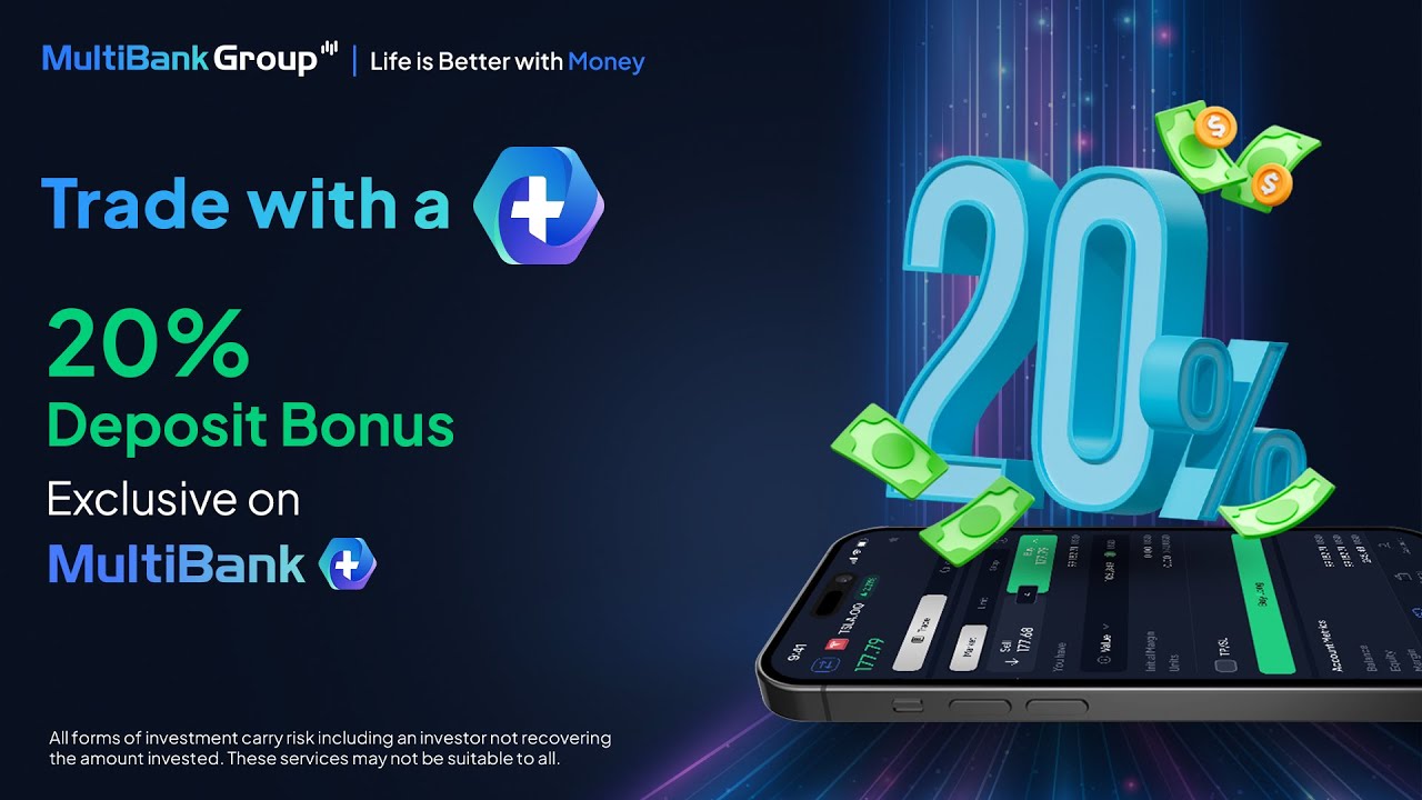 Get 20% Deposit Bonus | Exclusive on MultiBank-Plus - YouTube