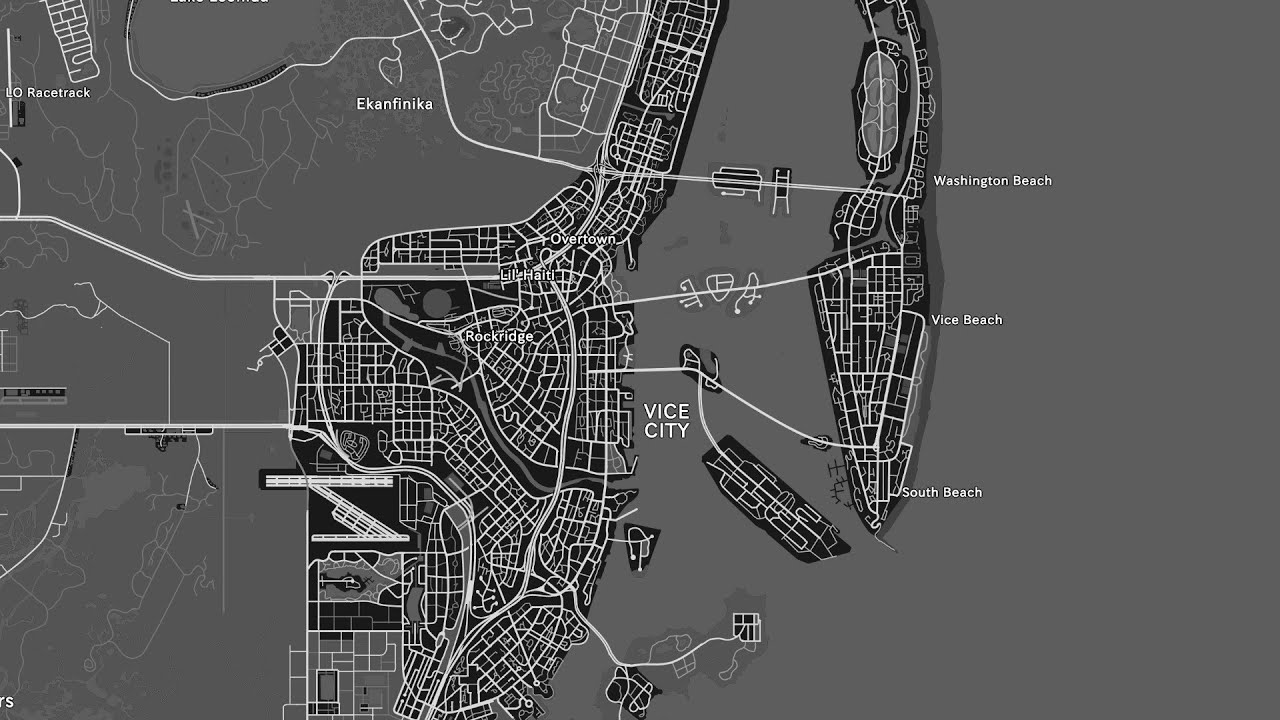 Grand Theft Auto 6 MAP LEAK ALL NEW Locations - YouTube