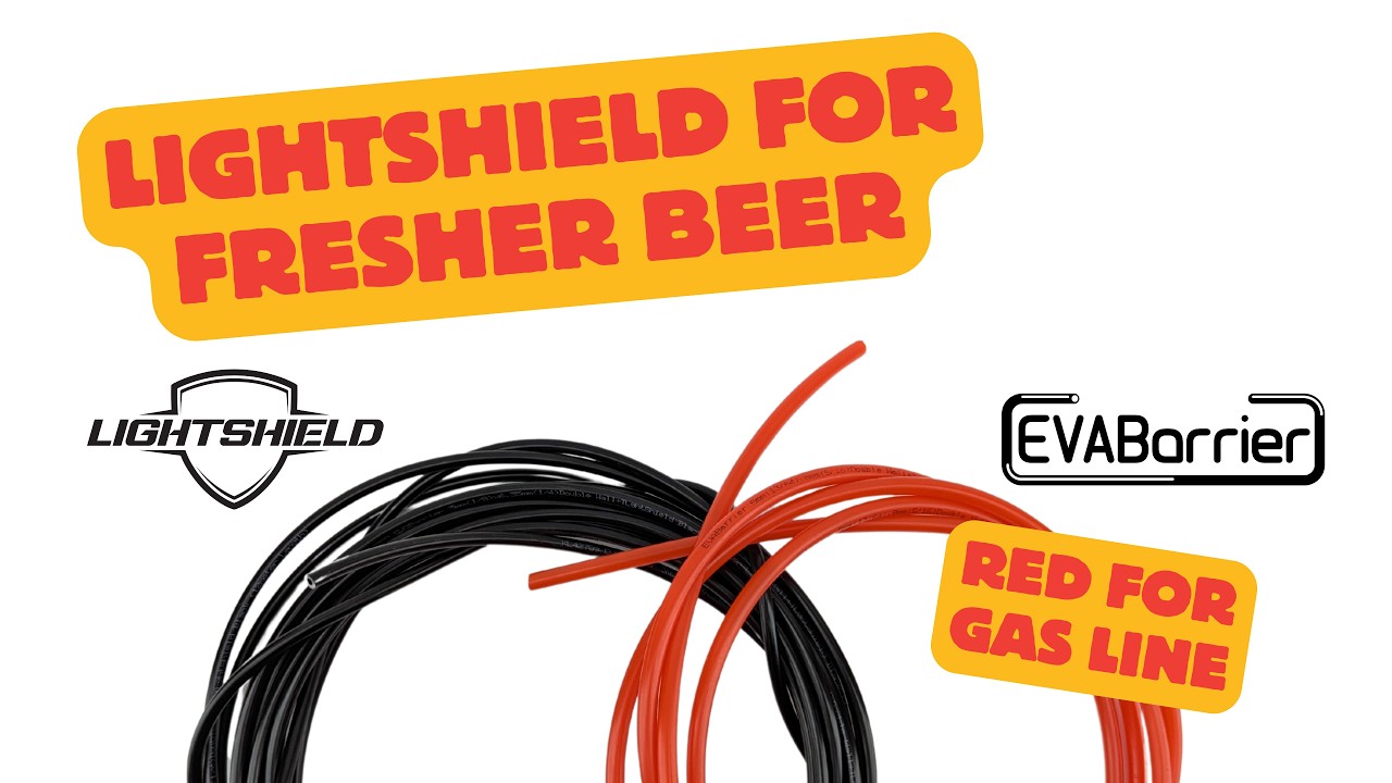 EVABarrier LightShield protects your beer from skunking with - YouTube