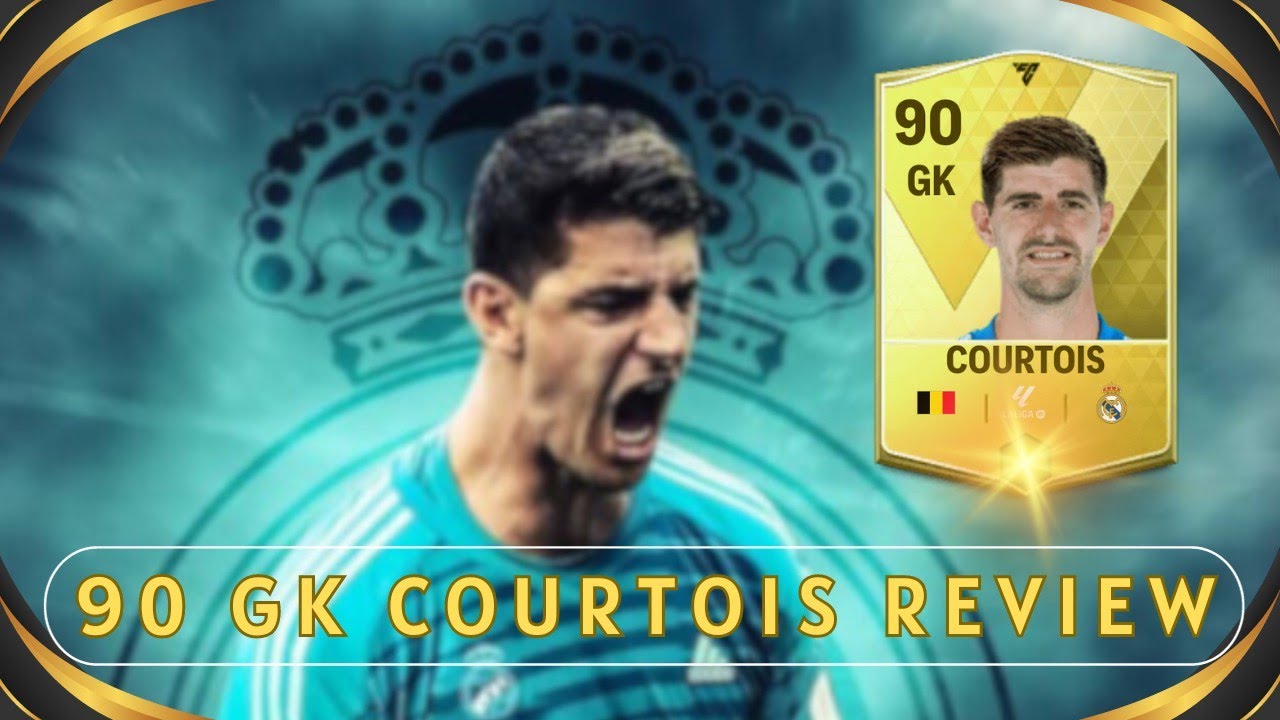 90 Gk Courtois review in ea fc mobile | 90 COURTOIS REVIEW FC MOBILE ...