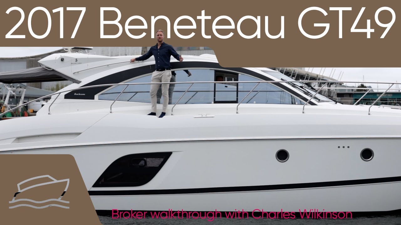 Beneteau GT49 Black Edition Full Broker Walkthrough - YouTube