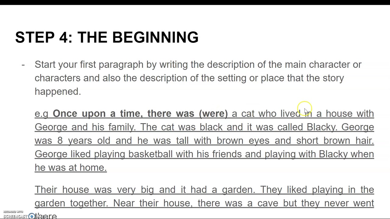 STEPS TO WRITE A SHORT STORY - YouTube