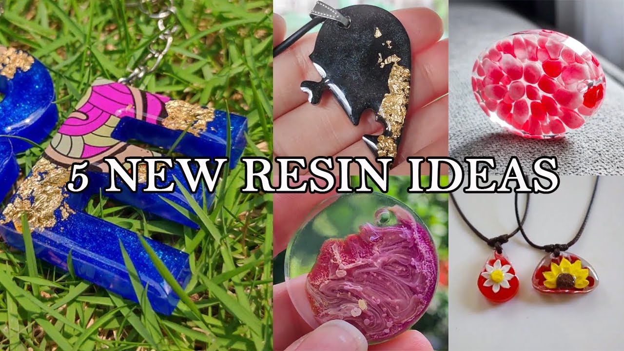 5 New Resin Ideas That You can try at Home | How to resin art for ...