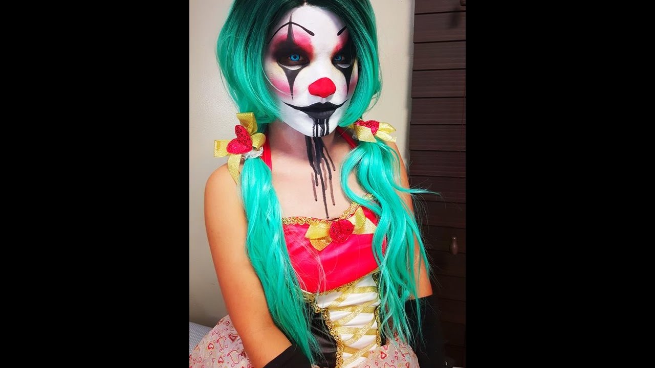 Tesazombie inspired clown mask by CFX (Roxy female mask core) Review ...