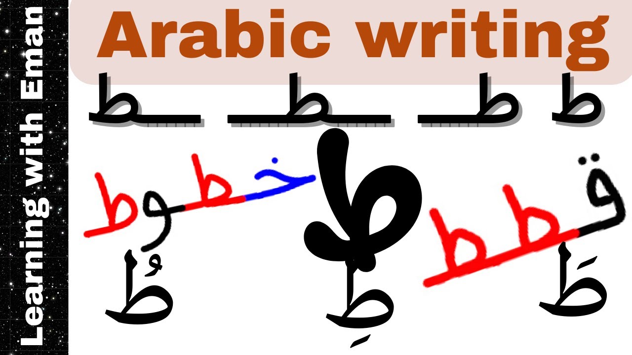 Arabic Writing for Beginners - read & write Arabic words with Arabic ...