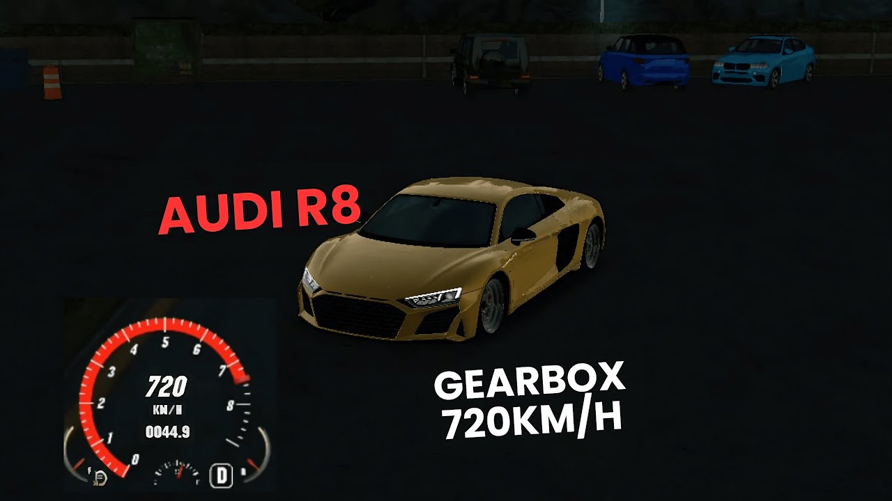 GEARBOX DEL AUDI R8 723KMH EN CAR PARKING MUTIPLAYER - YouTube