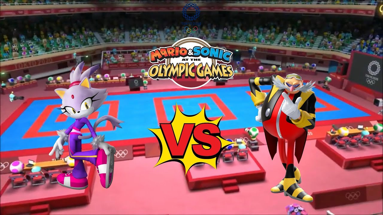 Mario & Sonic at the Olympic Games Tokyo 2020 Karate (Blaze vs Eggman ...