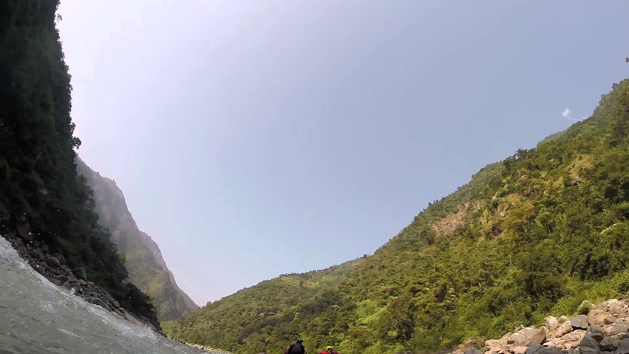 Rafting on the Trishuli River, Nepal - YouTube