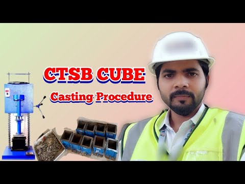 ctsb cube casting procedure#ctsb#civilengineering - YouTube