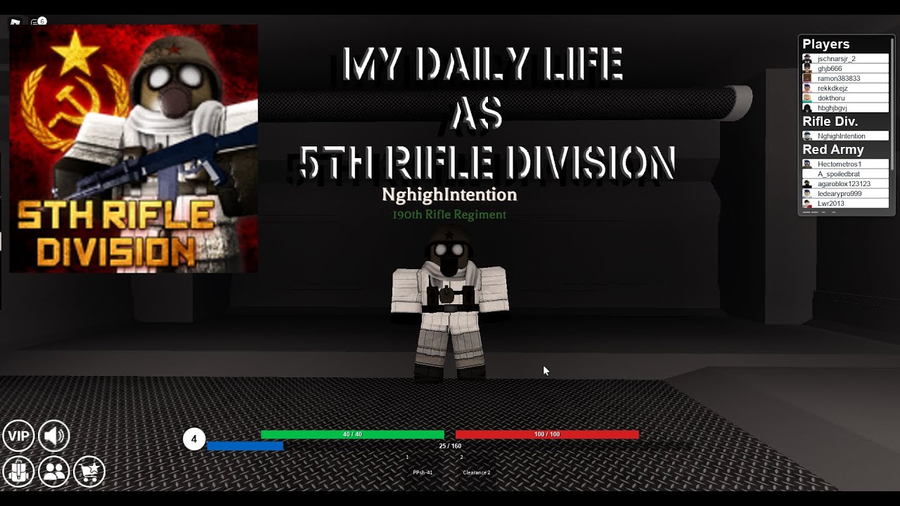 [Roblox] My daily life as 5th Rifle | Vikinglaw's TSU | Nghigh - YouTube