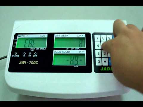 JWI-700C single point calibration - YouTube
