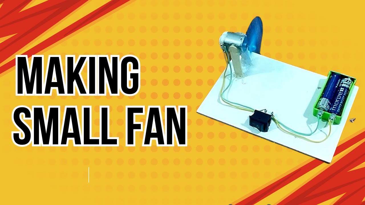 "How I Made a Mini Electric Fan from Scratch | DIY Project" - YouTube