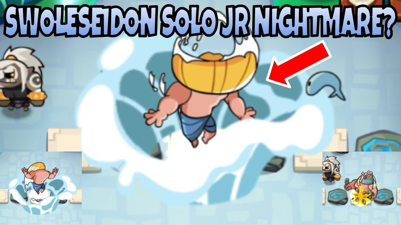 Can Swoleseidon Solo JR Nightmare? Poseidon Evolution is Not so Great At This... - Summoner's ...