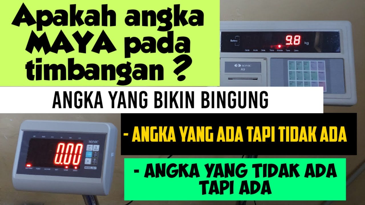 Angka Maya ini ada tapi tidak bisa di tampilkan. Setiap yang di timbang ...