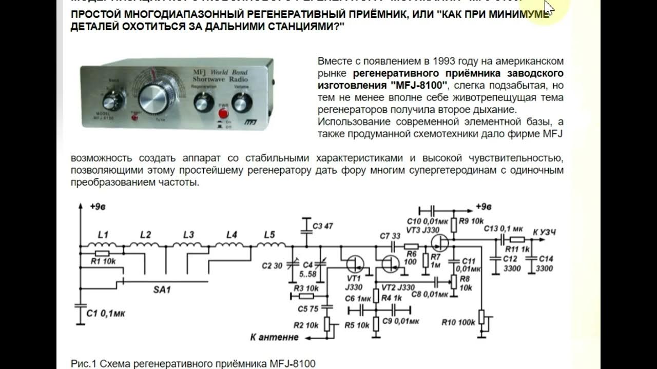 Регенератор: новое - это хорошо забытое старое. - YouTube