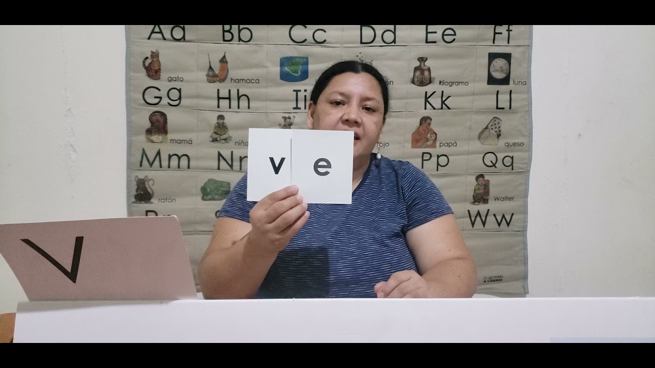 Enseñanza de la letra V,v con su sonido y sus respectivas silabas ...
