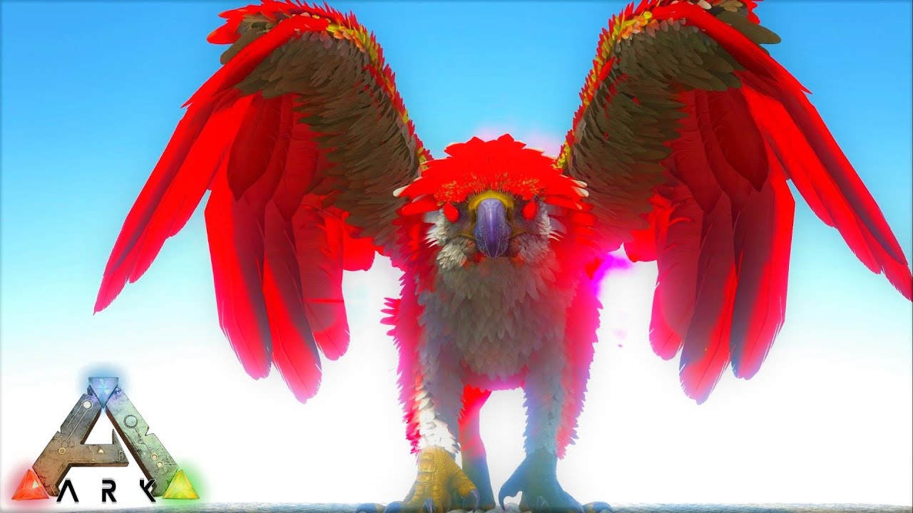 FIRE BREATHING ALPHA GRIFFIN & ZOMBIE WYVERN !!! ARK CRYSTAL ISLES ARK ...