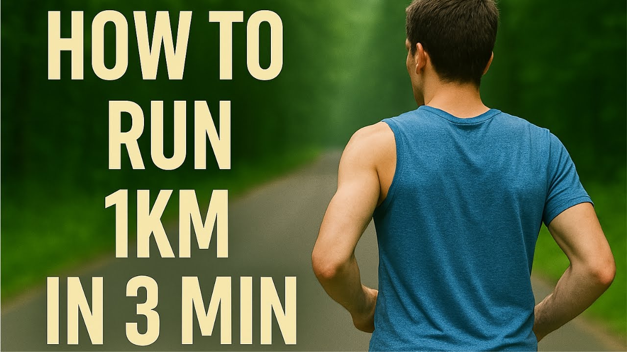 How to Run 1 Km in 3 Min - YouTube