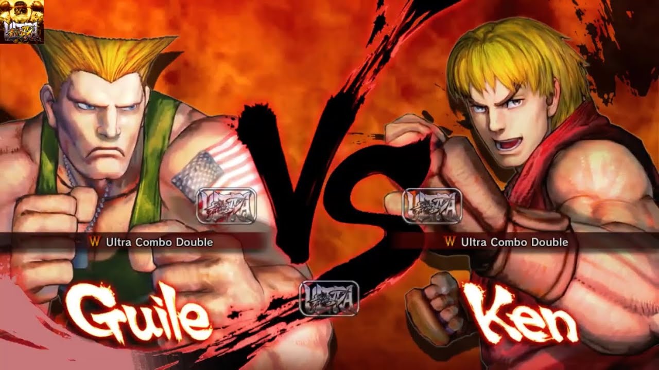 Guile vs Ken (HARDEST AI) Ultra Street Fighter IV cpu vs cpu - YouTube