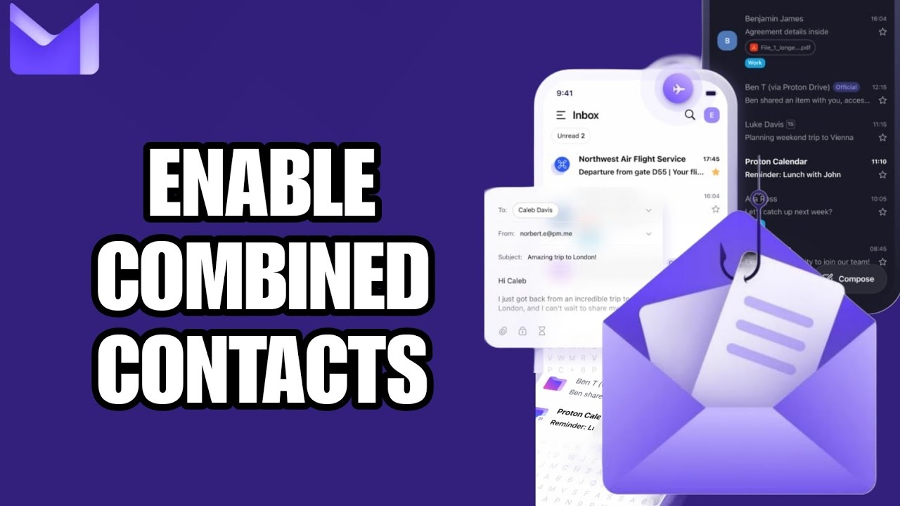 How To Enable Combined Contacts On Proton Mail App | Step By Step - YouTube