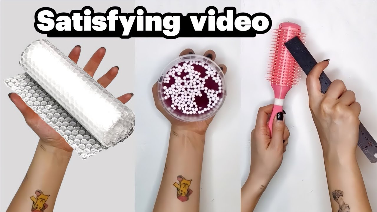 popping nylon so satisfying video ASMR - YouTube