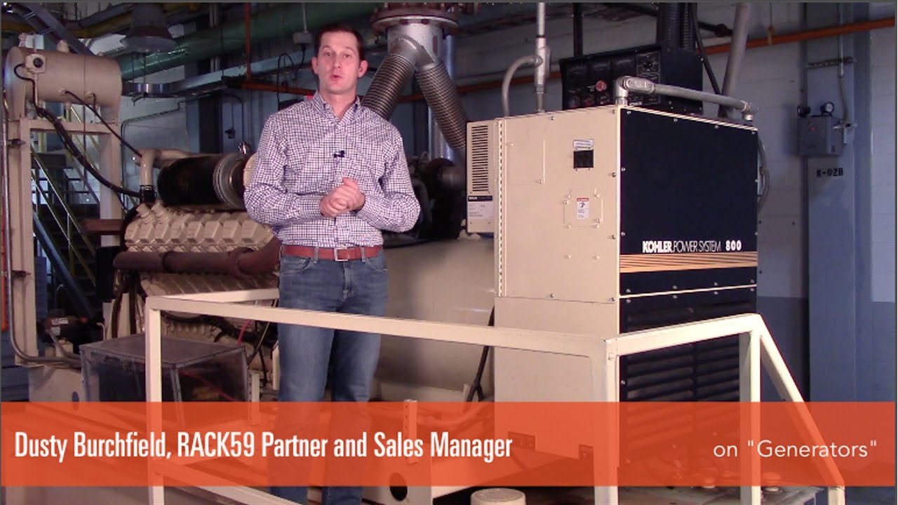 RACK59 Data Center on Generator Redundancy - YouTube