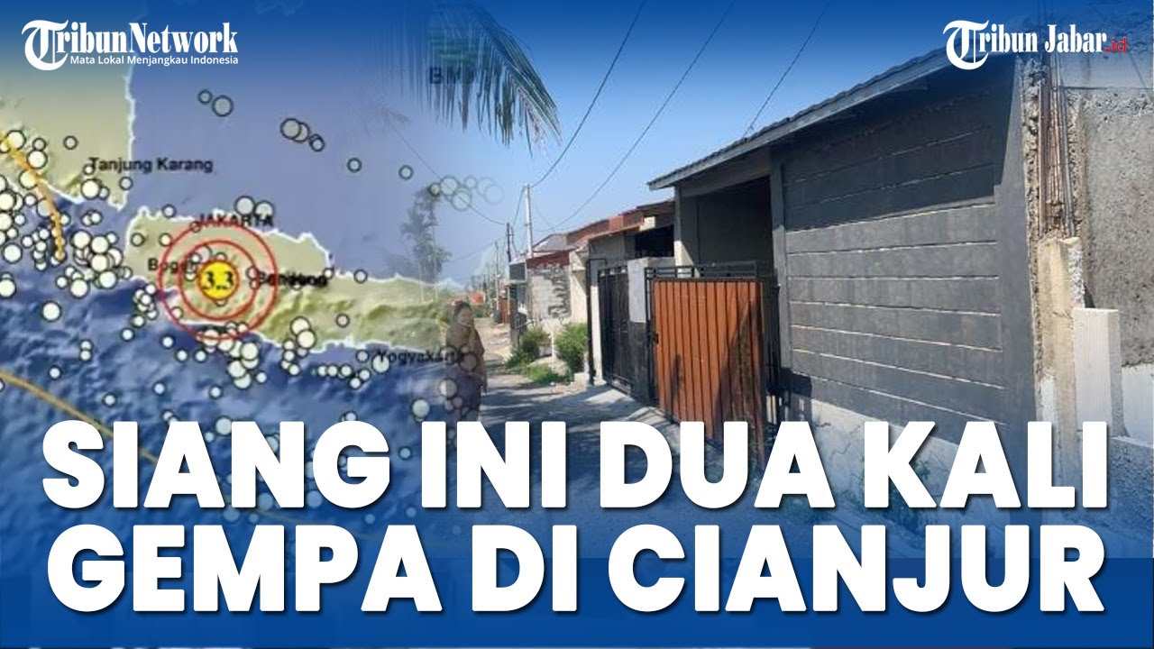 SESAR CUGENANG KEMBALI PICU GEMPA BUMI DANGKAL DI CIANJUR - YouTube